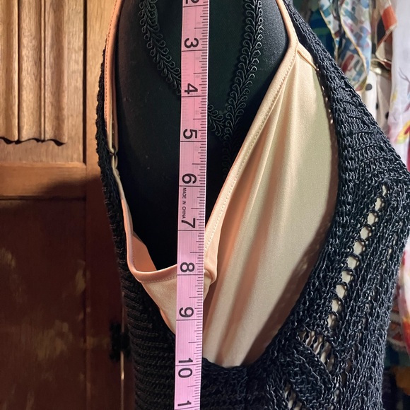Calvin Klein | Dresses | Calvin Klein Large Black Tank Dress Cover Up W ...